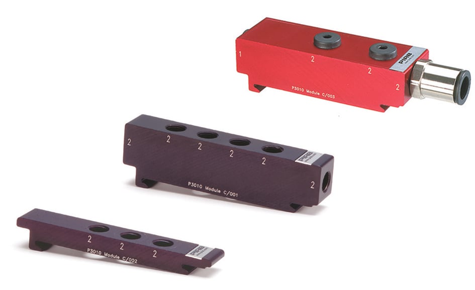 Connection module P3010, vacuum 3 x 1/8" NPSF