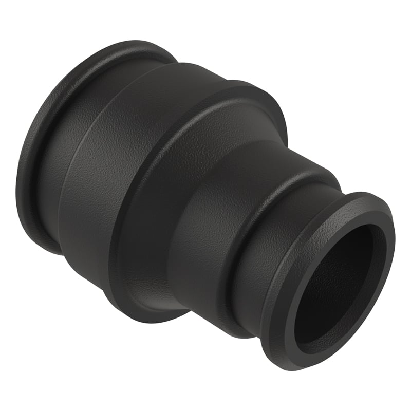 Pipe fitting straight 75x75 NBR FCM