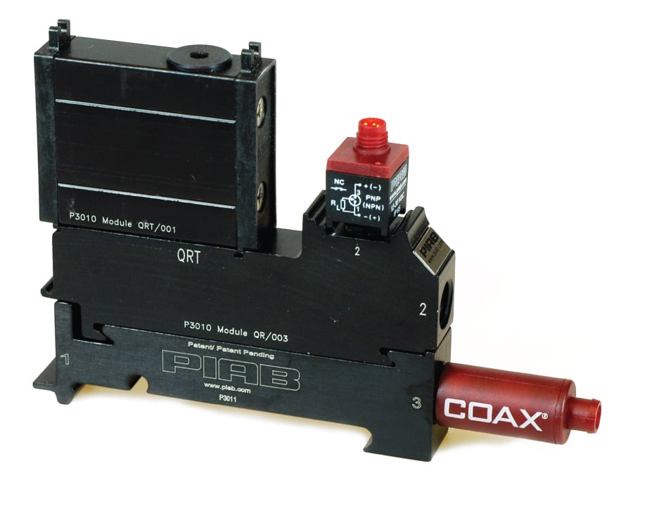 P3010 Vacuum switch, mini, pre-set, push-in