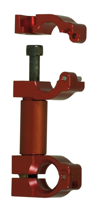 Swivel arm clamp on, 50mm extension, 16mm pin function attachment