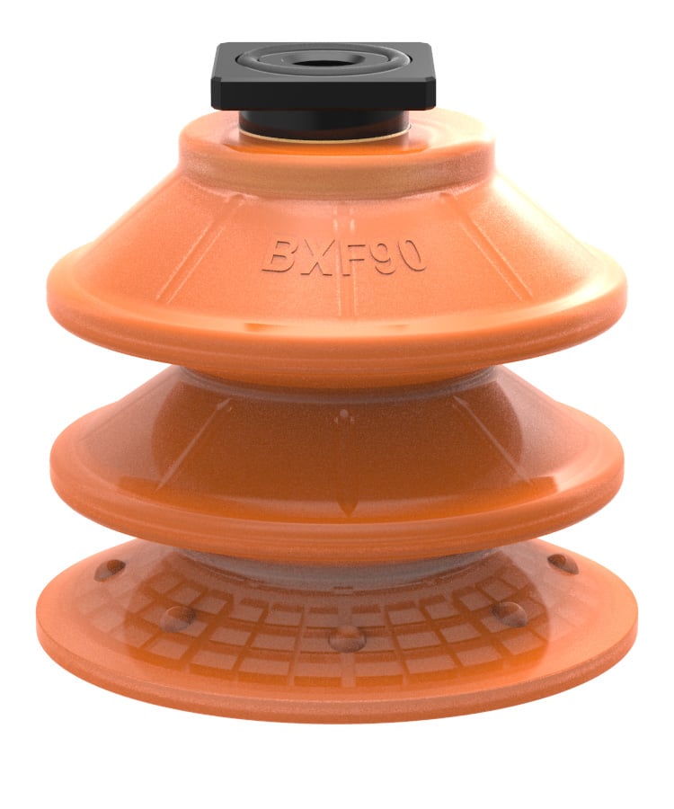 Suction cup BXF90P Polyurethane 60, T-slot with mesh filter