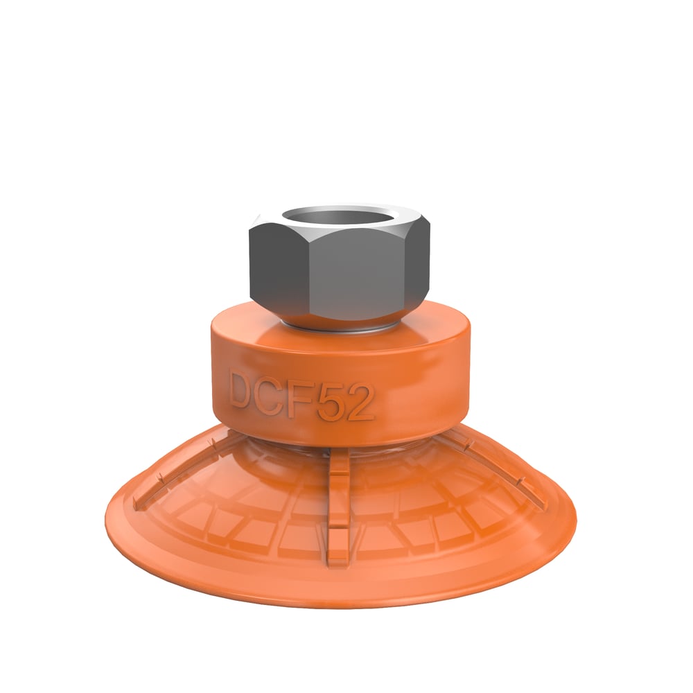 Suction cup DCF52P Polyurethane 60, G3/8" female plastic