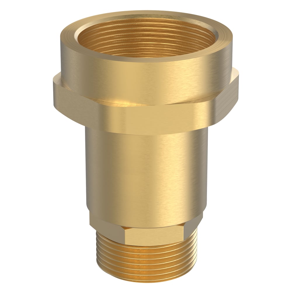 Reducer in. G3/4" - G1/4" out. Brass