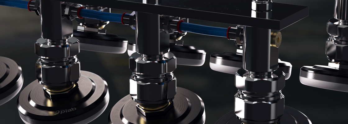 Piab launches the P suction cups series with profiled rubber strips ...